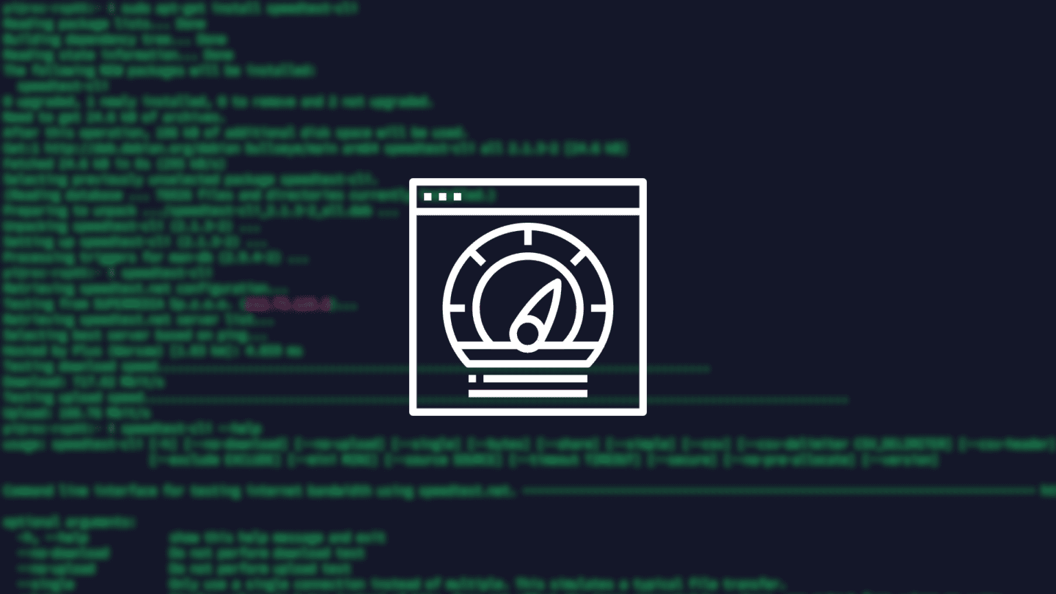 How to make an internet speed test on a Raspberry Pi - Filip Chochół